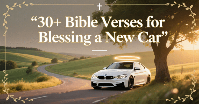 30+ Bible Verses for Blessing a New Car - Biblical Toker