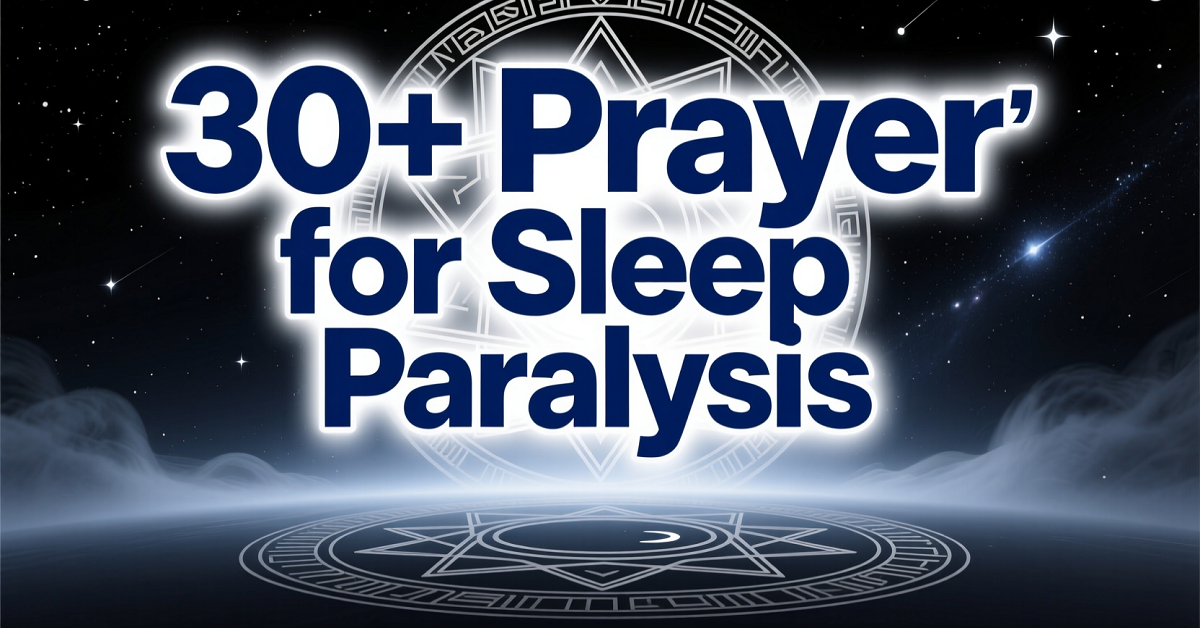 30+ Prayer for Sleep Paralysis - Biblical Toker
